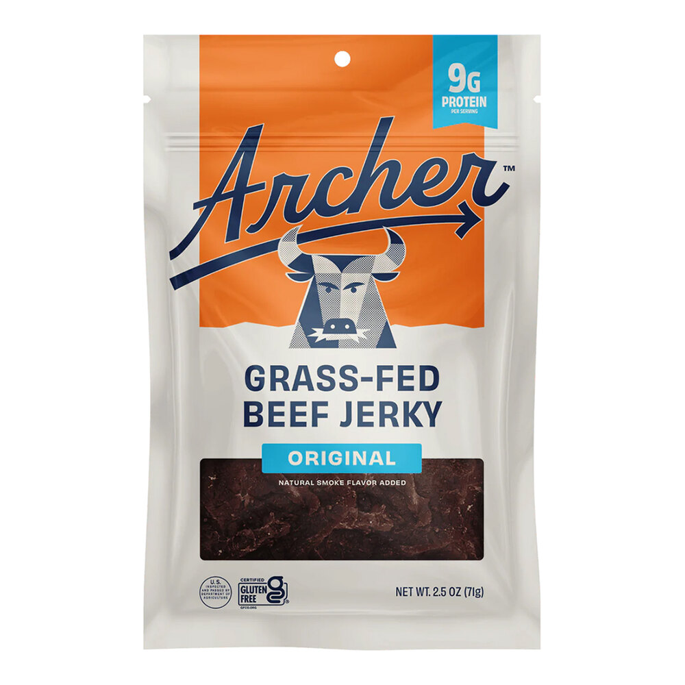 Archer Original Beef Jerky 2.5 oz. - 12/Case