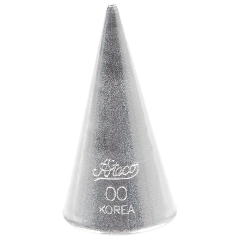 Ateco Plain Piping Tip 00 - 10/Case