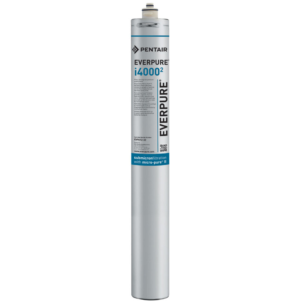 Everpure EV9612-37 i40002 Water Filter Cartridge - 0.5 Micron, 1.67 GPM ...