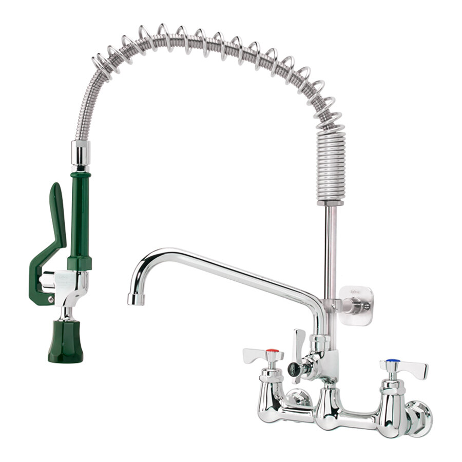 Krowne Royal Series 18-725L 1.15 GPM ShelfMaster Wall-Mount Pre-Rinse ...