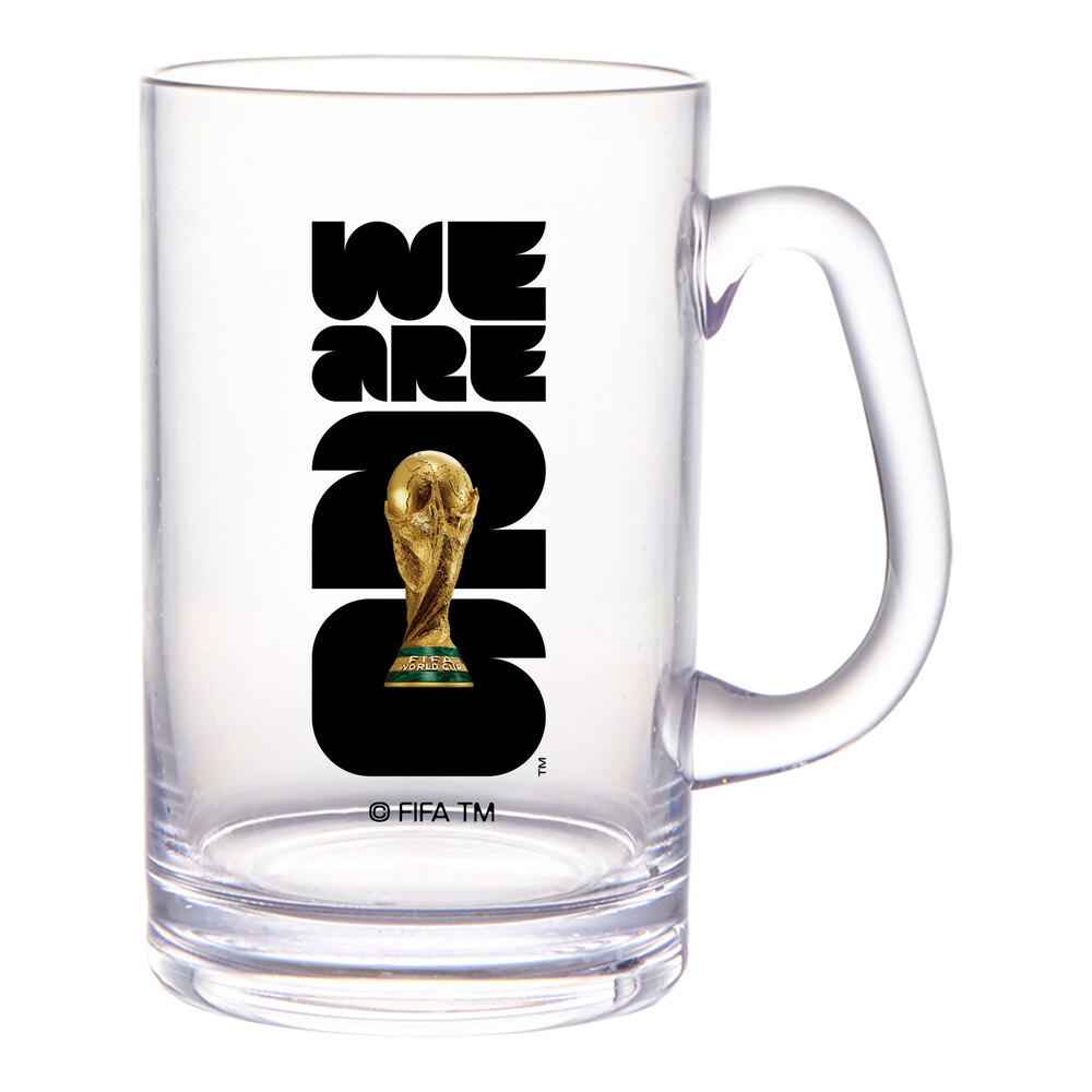 GET FIFA World Cup 2026™ 20 oz. SAN Plastic Beer Mug with Color Logo ...