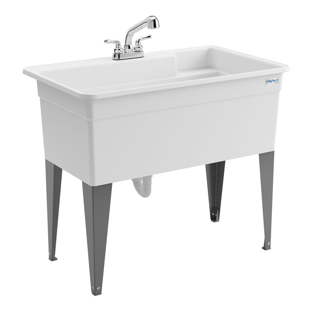 E.L. Mustee 28CF BIGTUB UTILATUB 40" x 24" Polypropylene Utility ...