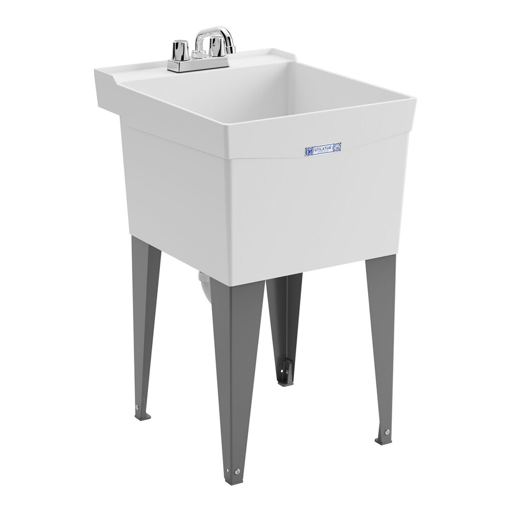 E.L. Mustee 19CF UTILATUB 20" x 24" Thermoplastic Utility Laundry Tub ...