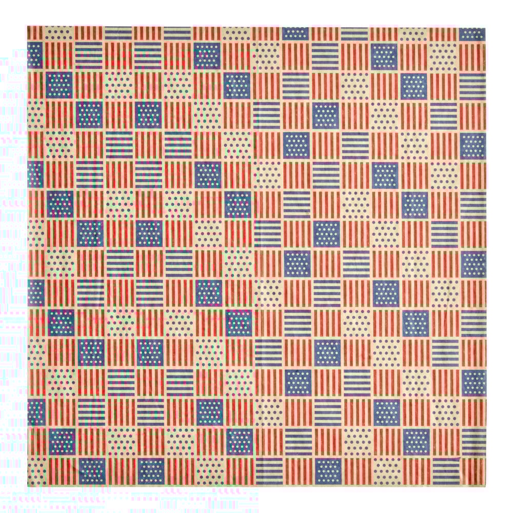 Choice 12" x 12" Patriotic USA Print Deli Sandwich Wrap Paper - 5,000/Case