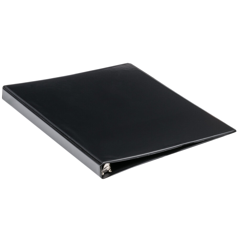 Avery® Black Economy View Binder with 1/2" Round Rings - 12/Case