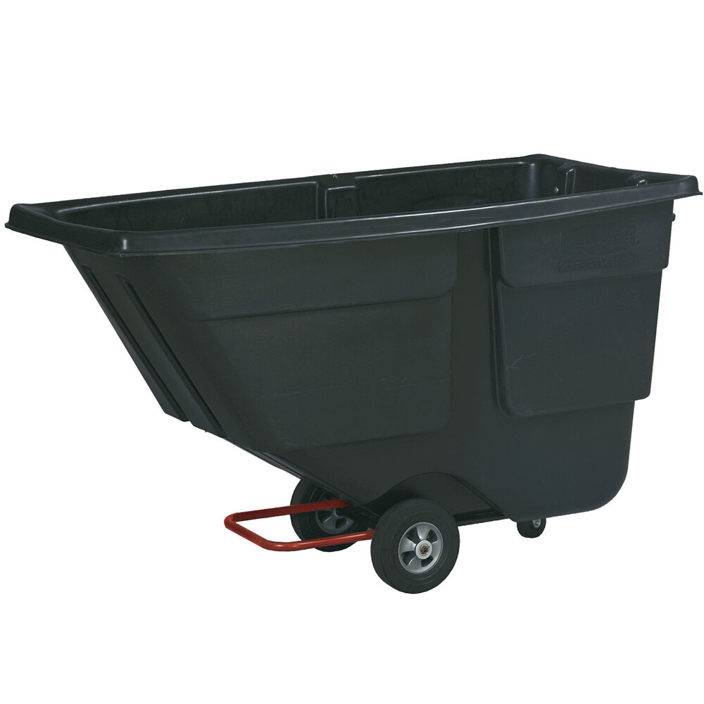 Rubbermaid® FG9T1700BLA Black 0.5 Cubic Yard Tilt Truck / Trash Cart ...