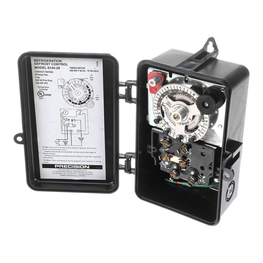Hussmann 10574B Timer Defrost 6145-20B 230V W/Brkt