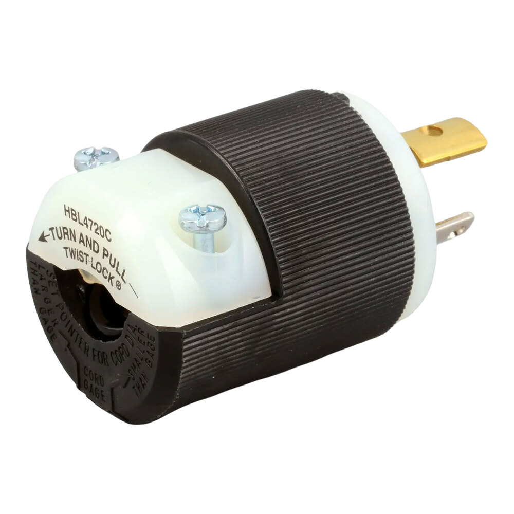 Hubbell Wiring 4720C Inline 15A 120V Plug