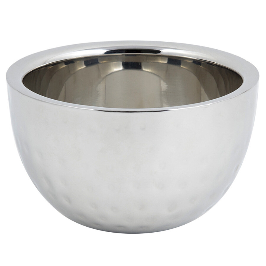 Bon Chef 61258 1 Qt 8 Oz Hammered Finish Double Wall Bowl Bon Chef 61258 1 Qt 8 Oz Hammered Finish Double Wall Bowl