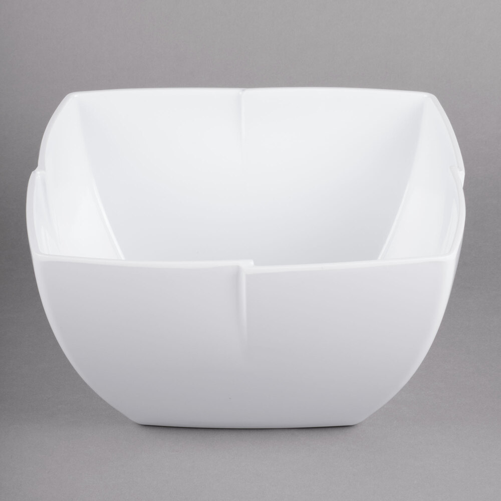 Carlisle 3331002 Rave Displayware 1.5 Qt. White Melamine Serving Bowl ...
