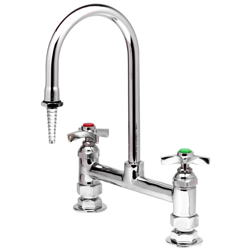T&S BL-5715-10 Deck Mount Mixing Faucet (12-15/16" Tall - 8" Centers)