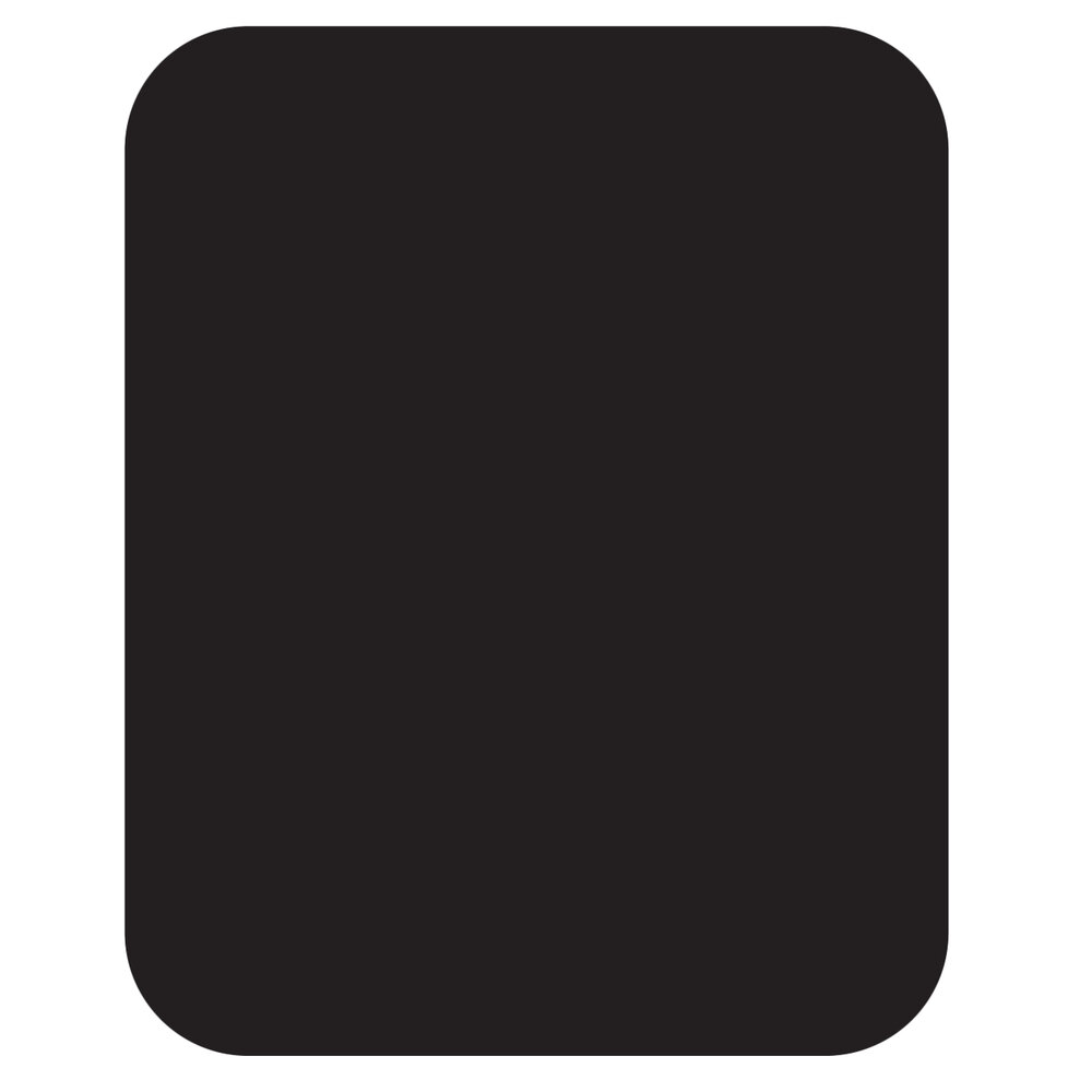 Rectangular 3" x 3 3/4" Chalkboard Write-On Deli Tag - 50/Pack