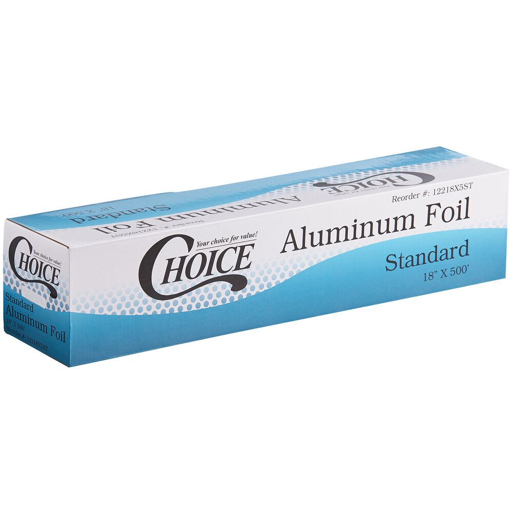 Choice 18" x 500' Food Service Standard Aluminum Foil Roll