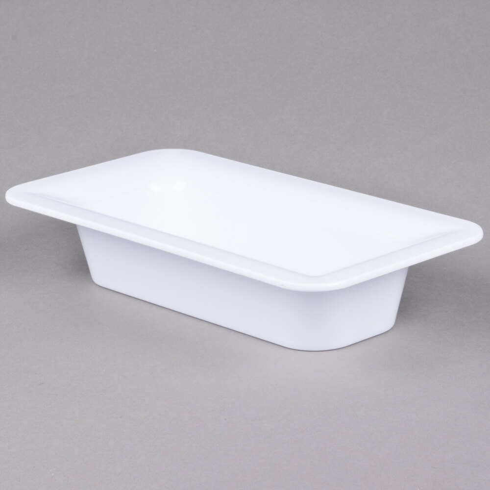 Carlisle 4446202 Palette Designer Displayware White Melamine 1/3 Size 2 ...