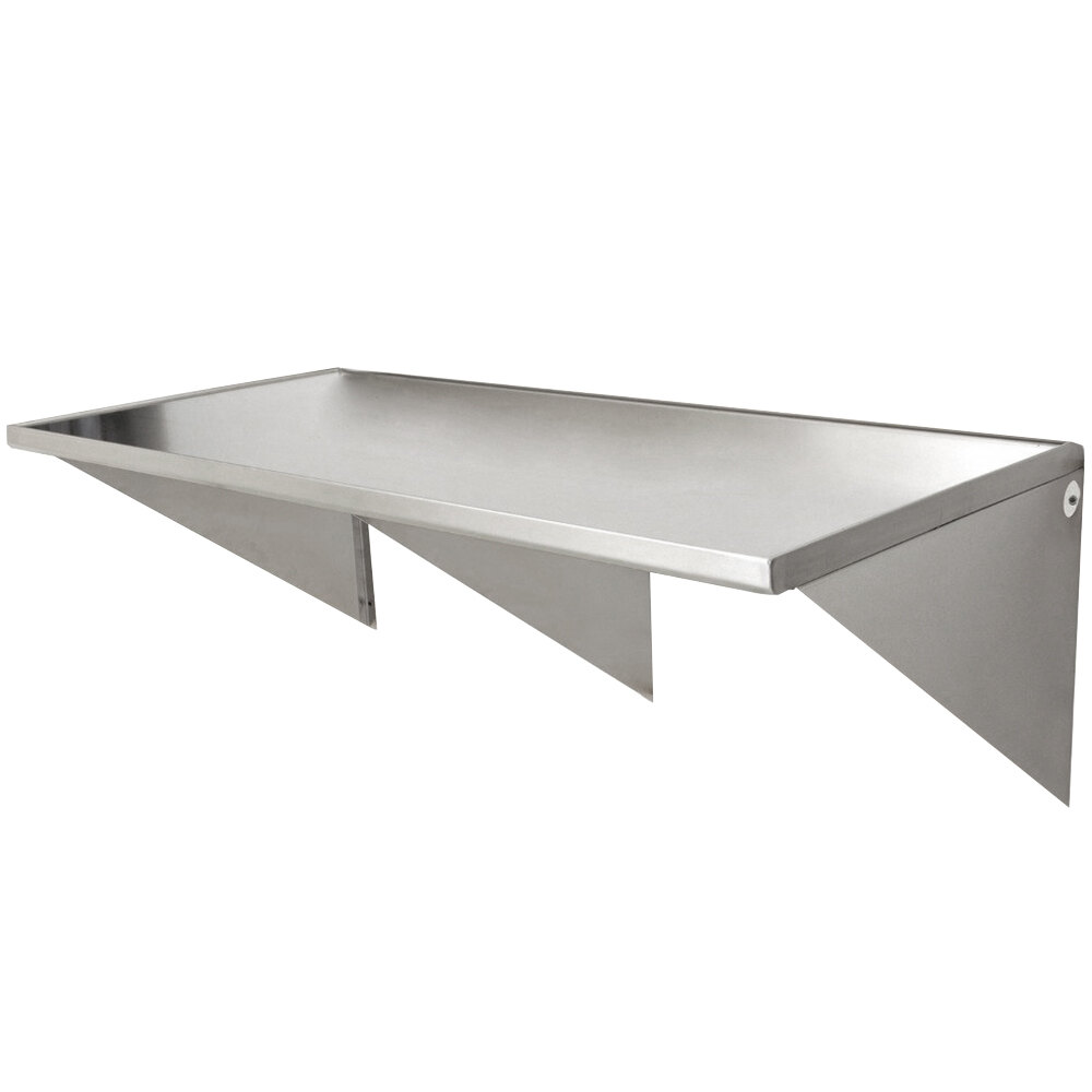 Eagle Group WT3060SEM 30" x 60" Stainless Steel Wall Mounted Table