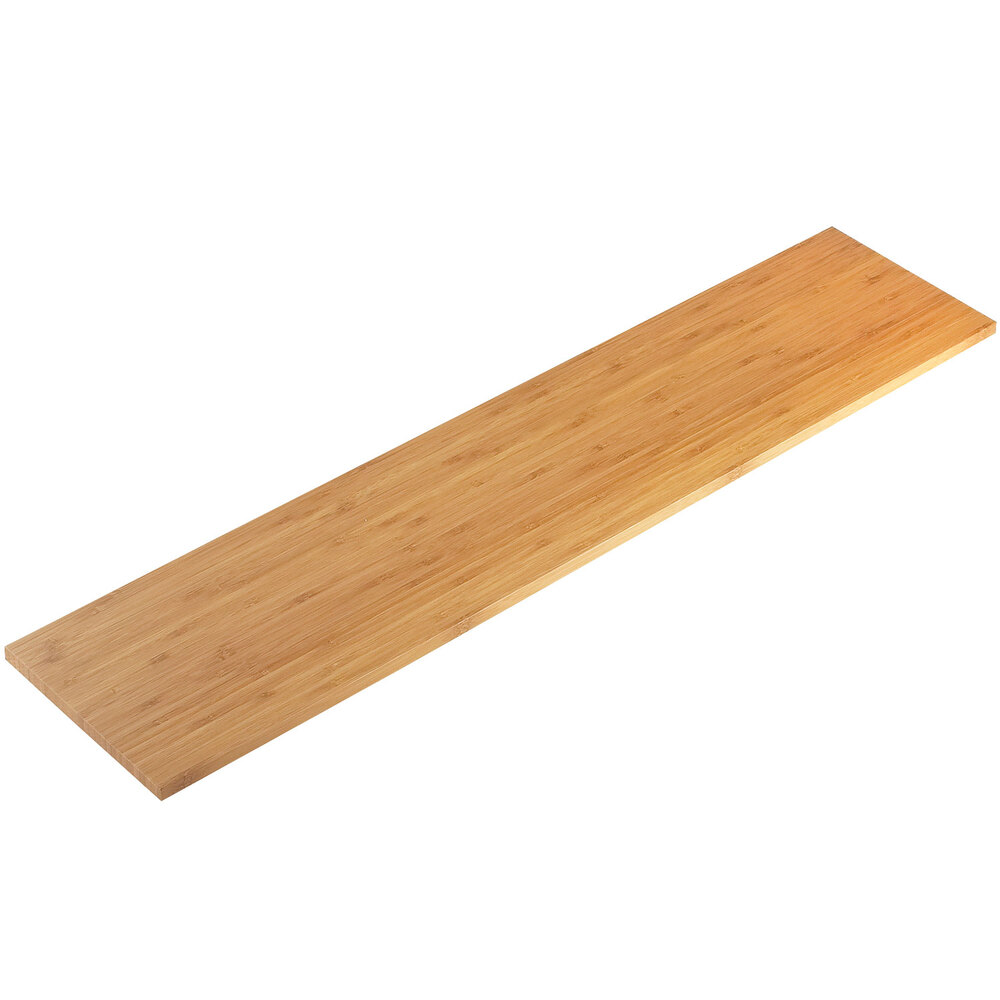 Cal-Mil C732-60 7" x 32" Bamboo Rectangular Shelf for Interlink ...