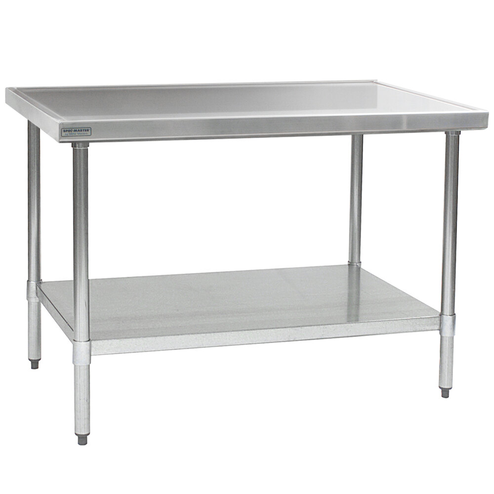 Eagle Group T2448SEM 24" x 48" Stainless Steel Work Table with Undershelf