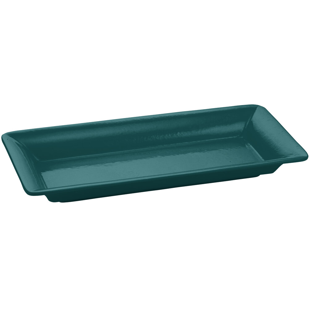 Tablecraft CW2100HGN Hunter Green 18" x 9" Cast Aluminum Small ...