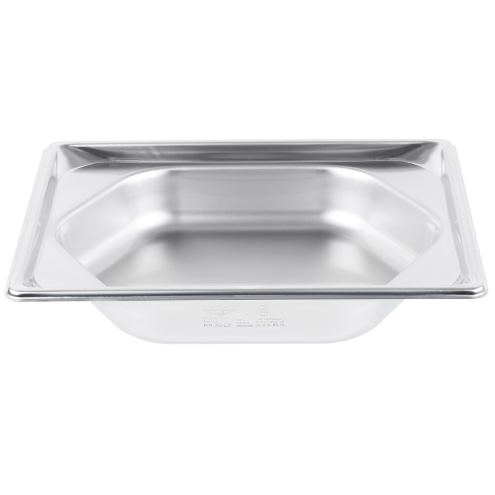 Vollrath 3102220 Super Pan® 1/2 Size 2 1/2" Deep Super Shape Stainless ...