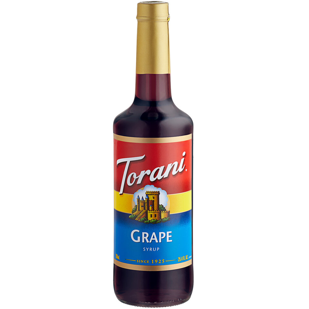 Torani Grape Flavoring / Fruit Syrup (750 mL)