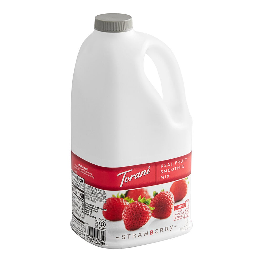 Torani Strawberry Smoothie Mix (64 oz.): WebstaurantStore