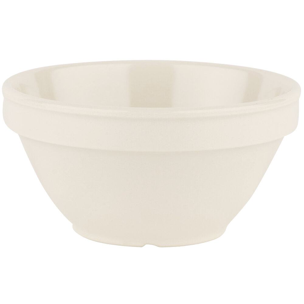 GET BC-170-DI Diamond Ivory 8 oz. Bowl - 48/Case