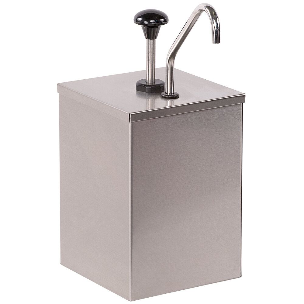 Carlisle 386010 High Volume Condiment Dispenser with Stainless Steel Pump