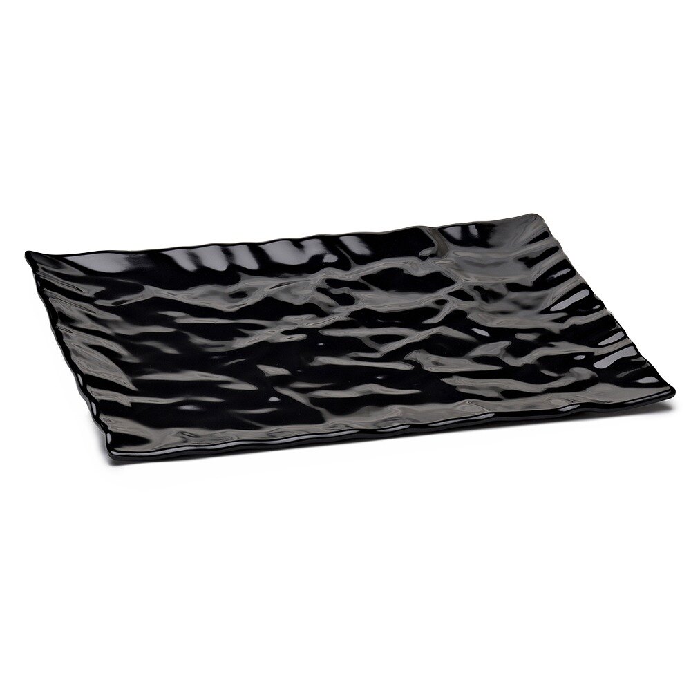 Elite Global Solutions M11181 Crinkled Paper Black 18" x 11 1/2 ...