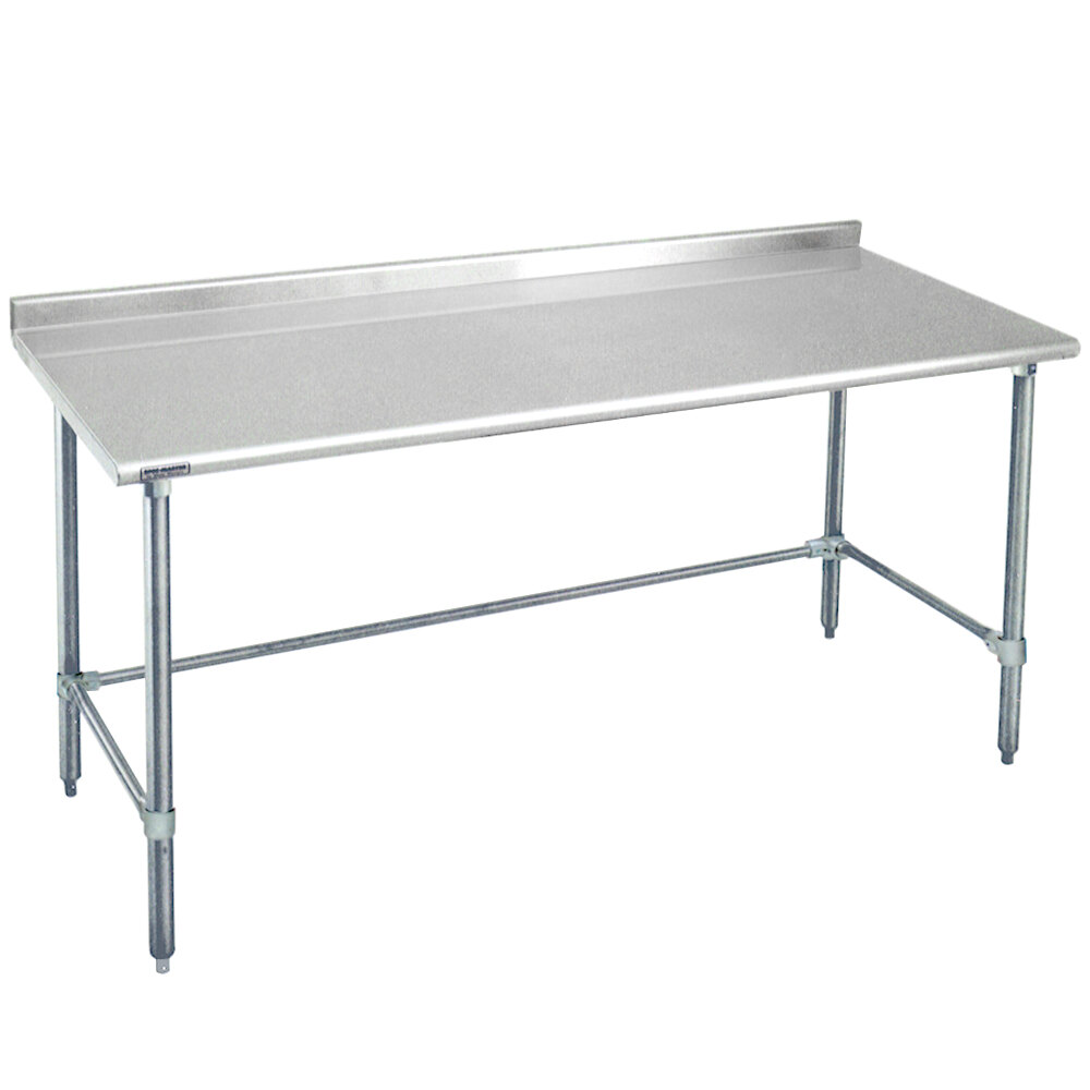 Eagle Group UT3072GTB 30" x 72" Open Base Stainless Steel Commercial ...