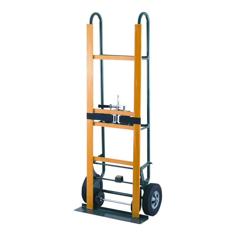 Harper 800 lb. Safety Appliance Truck with Ratchet and Solid Rubber ...
