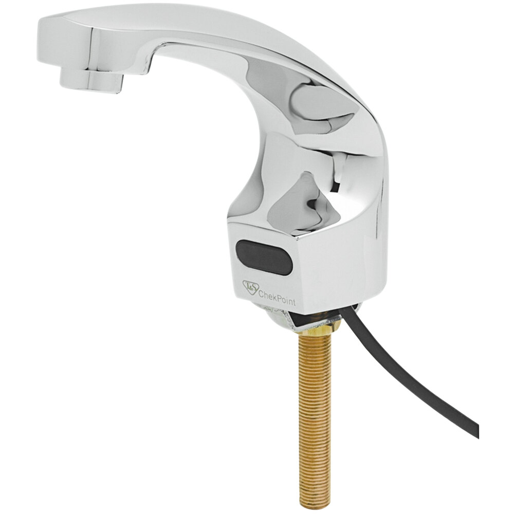 T&S EC-3102-TMV Single Hole Deck Mounted ChekPoint Hands-Free Sensor ...