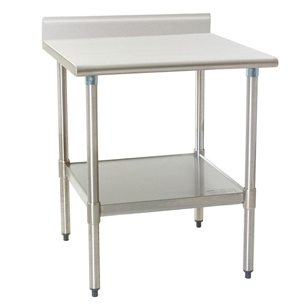 Eagle Group T2430SE-BS 24" x 30" Stainless Steel Work Table with ...