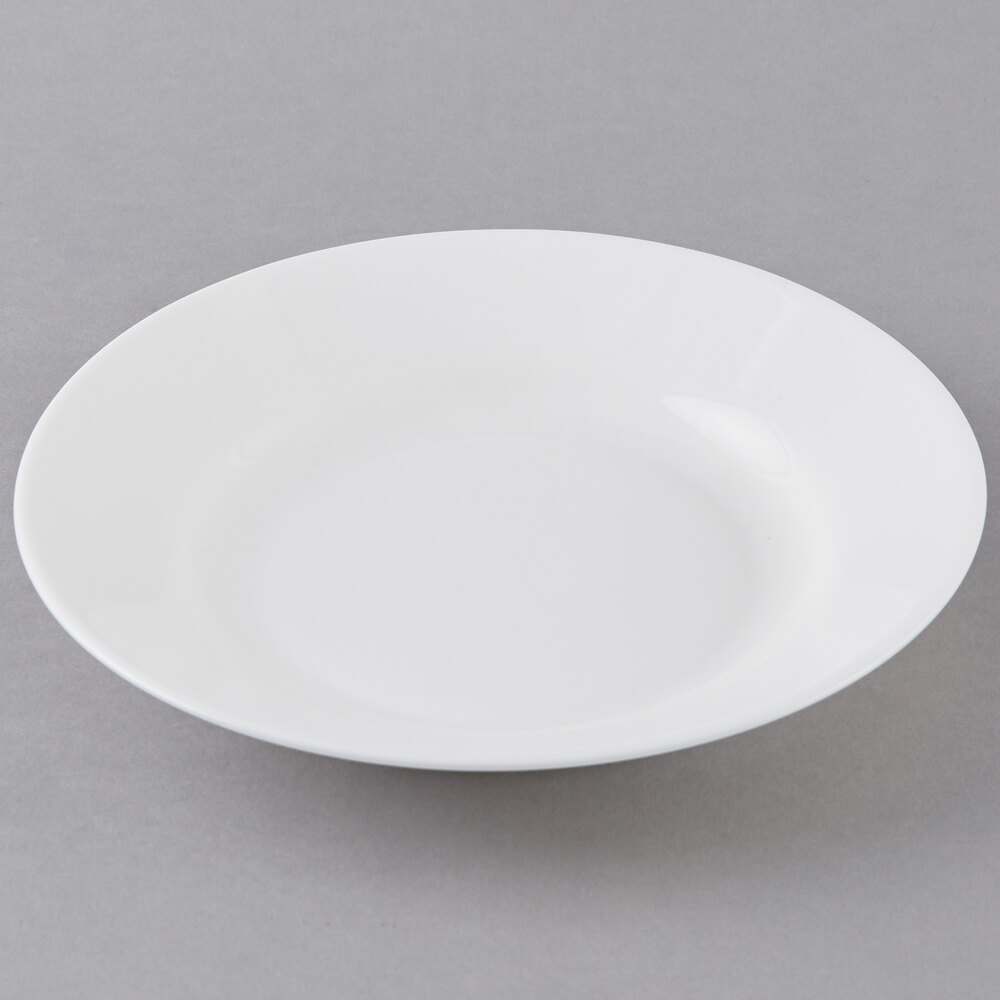 Arcoroc 22514 Opal Restaurant White 23 oz. Rim Soup Bowl by Arc ...