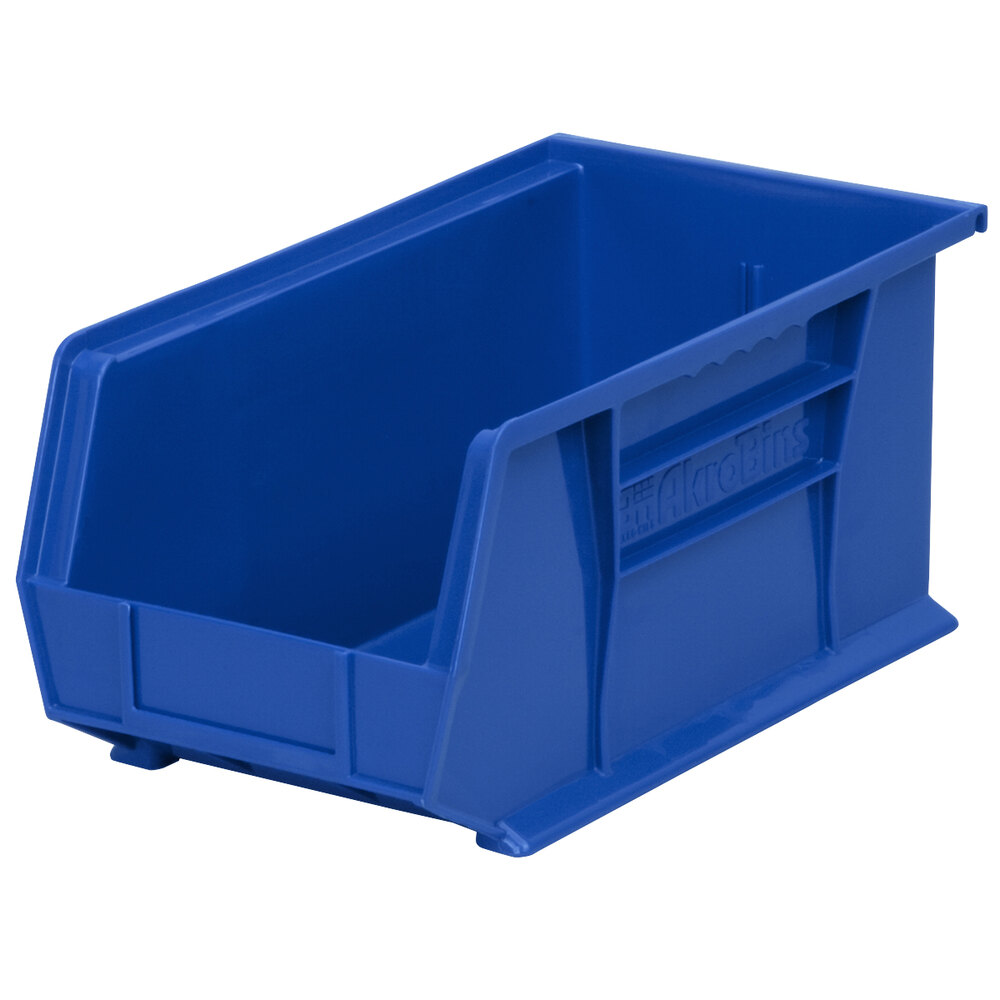 Metro MB30240B Blue Stack Bin 14 3/4" x 8 1/4" x 7"