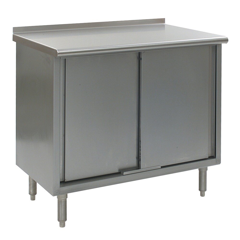 Eagle Group UCB3096SE 30" x 96" Work Table with Cabinet Base and 1 1/2 ...