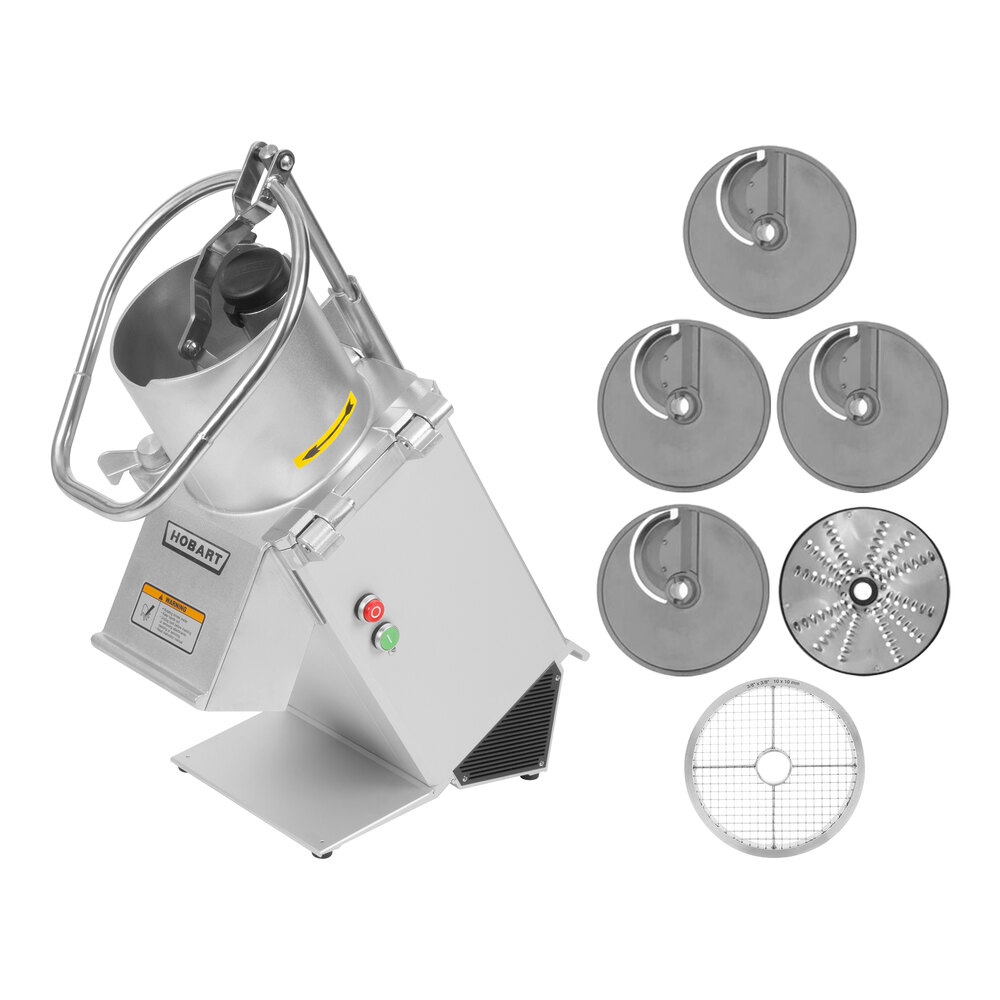 Hobart FP350-1B Full Moon Pusher Continuous Feed Food Processor with 6 ...