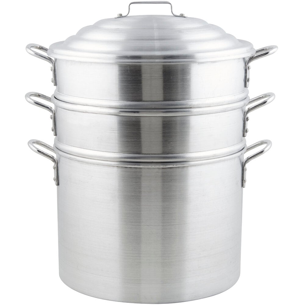 Town 34416SDP 16" Aluminum Clam Steamer Set