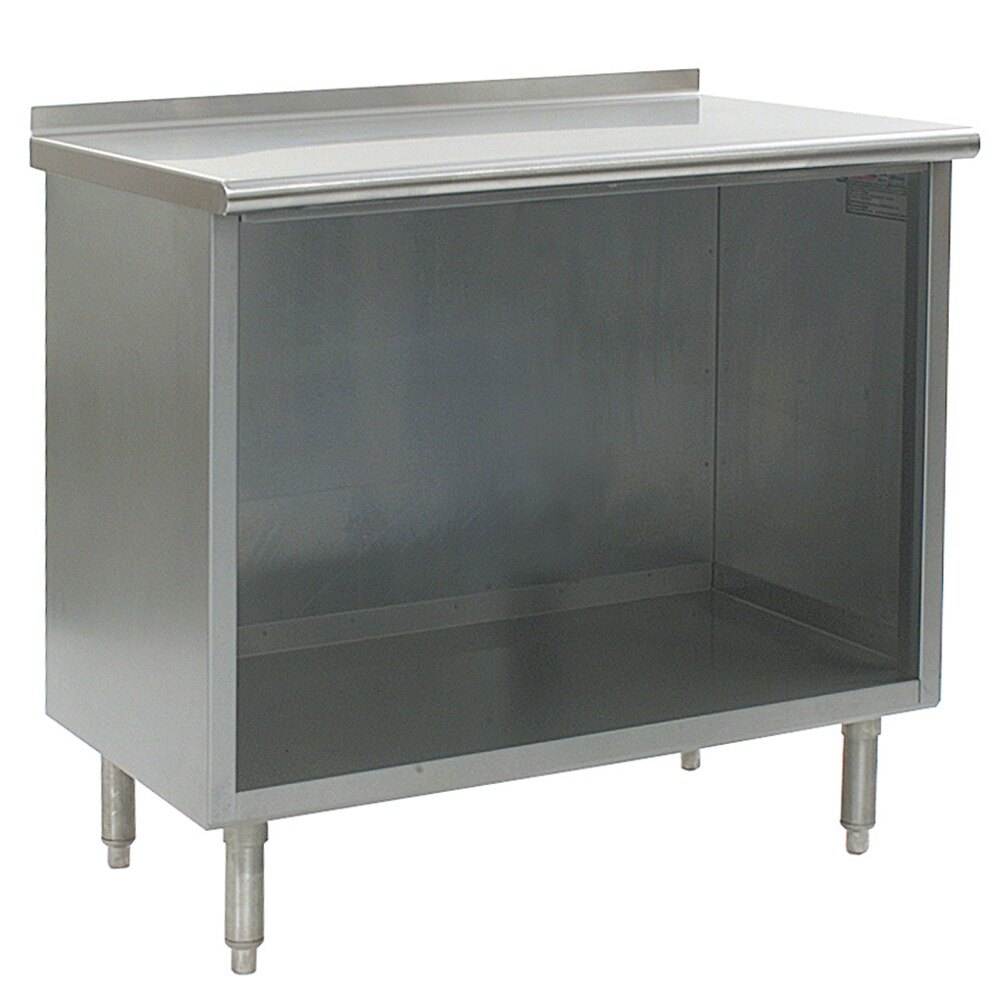 Eagle Group UOB3060SE 30" x 60" Work Table with Open Cabinet Base and 1 ...
