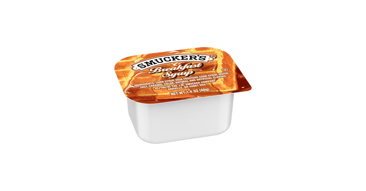 Smucker's Breakfast Syrup Cups (100/Case): WebstaurantStore
