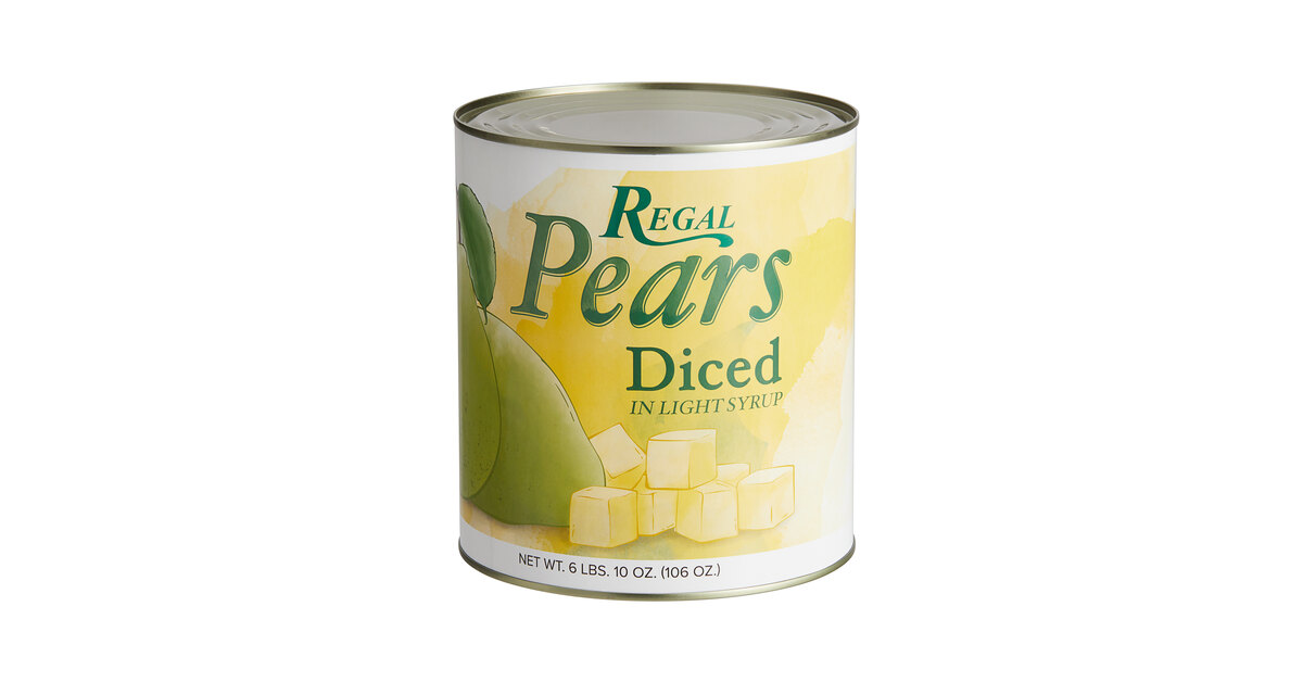 Canned Diced Pears