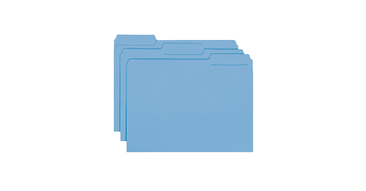 Blue Folder Clip Art