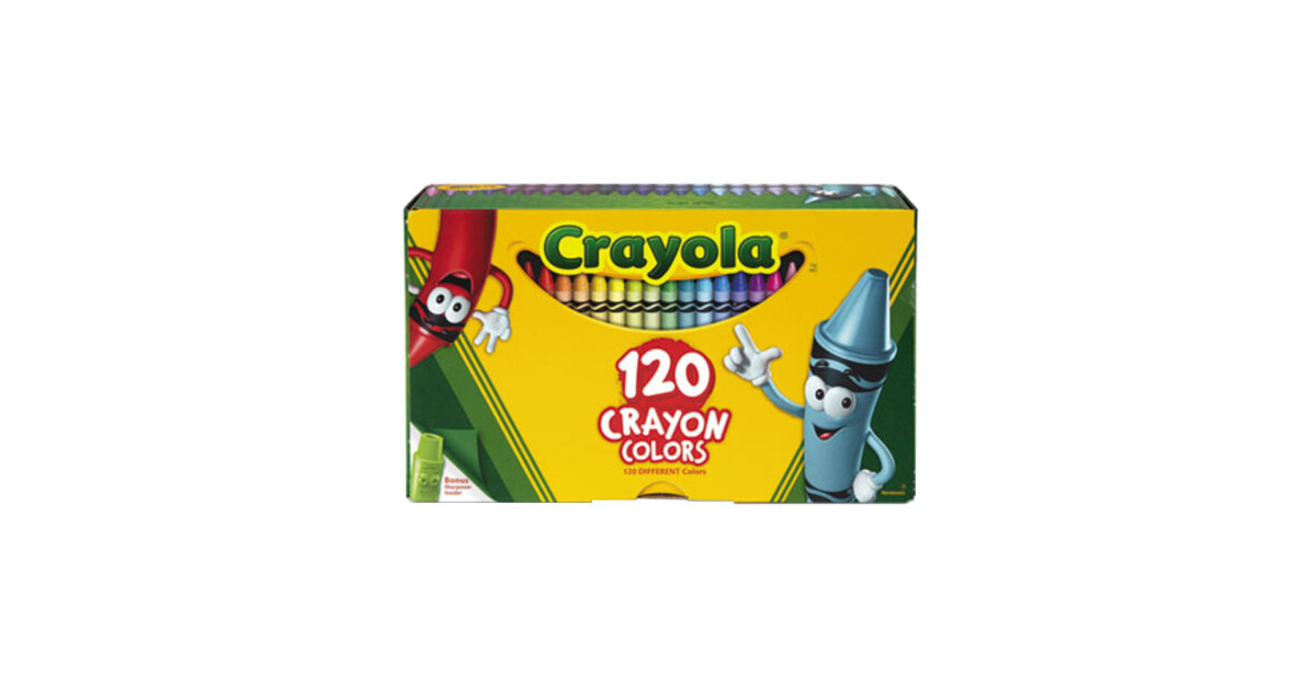 120 Crayola Crayons Colors