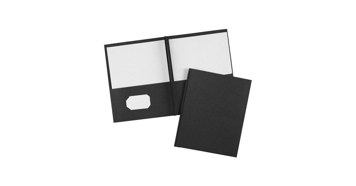 Pocket Folder Clipart Black And White
