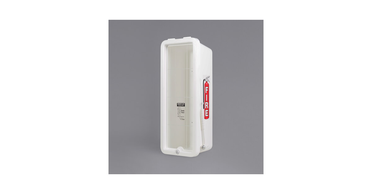 Cato Chief Plastic Fire Extinguisher Cabinet White | Cabinets Matttroy