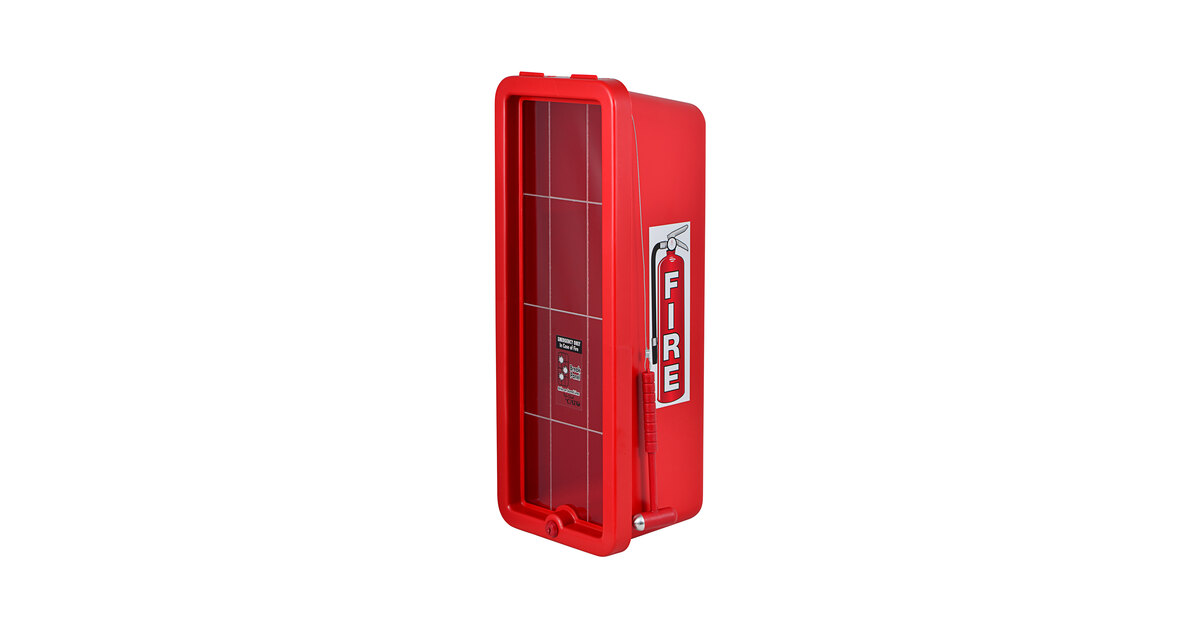 Cato Chief Plastic Fire Extinguisher Cabinet Red | Cabinets Matttroy