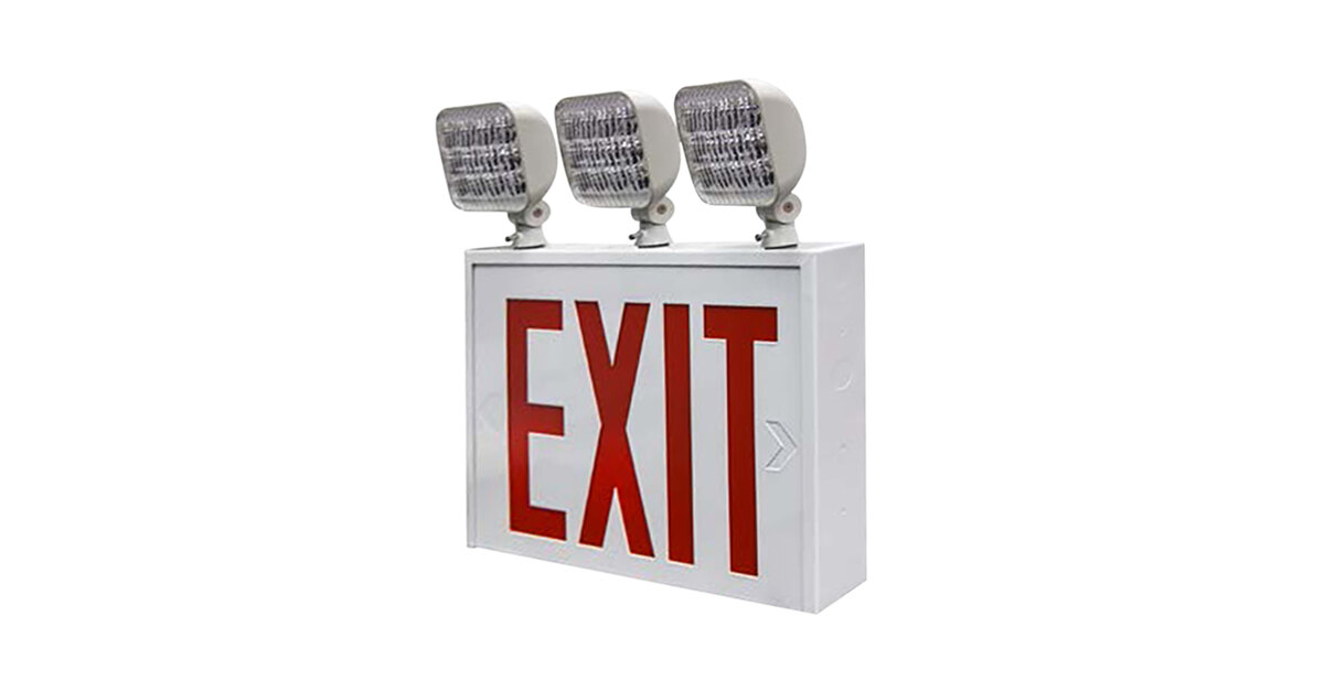 Lighted Exit Signs Battery Powered | Shelly Lighting