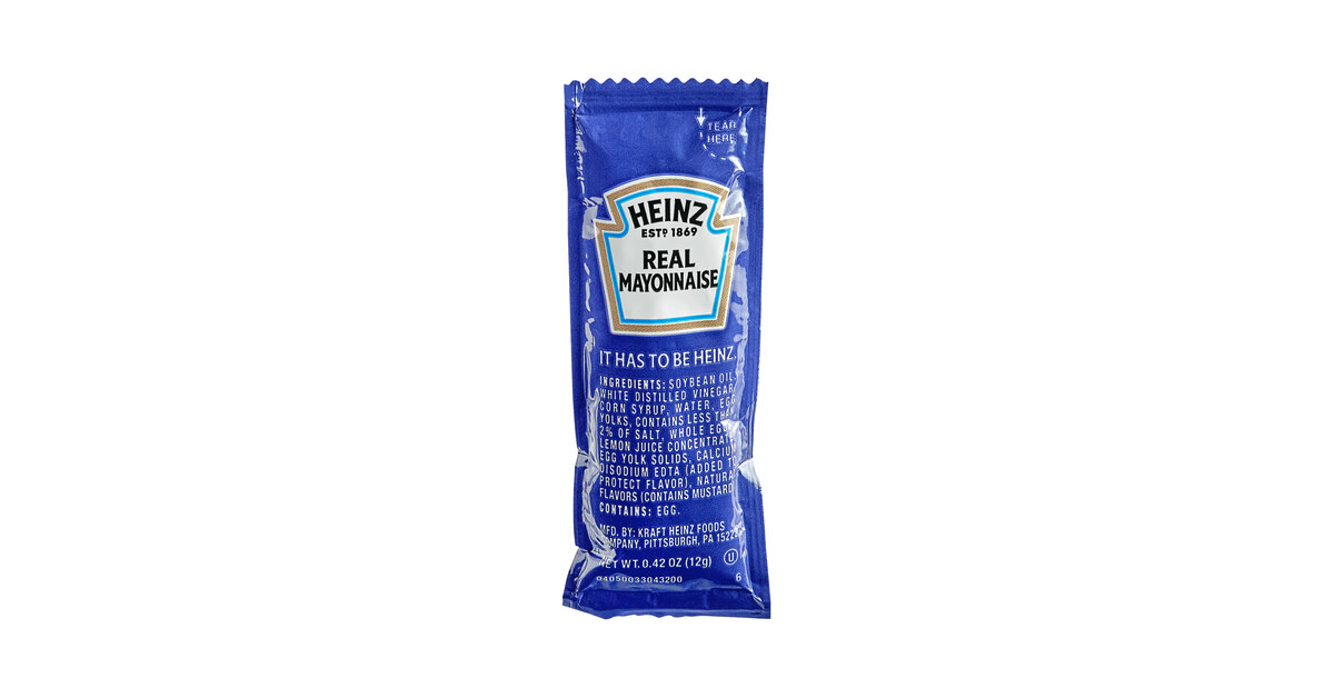 Heinz Mayonnaise Packets