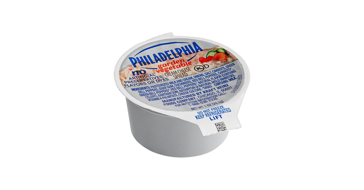 Philadelphia Garden Vegetable Cream Cheese Nutrition Info Easter