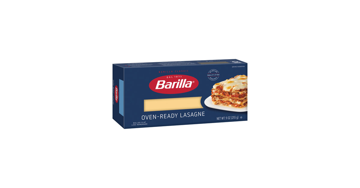 Barilla No Bake Noodles