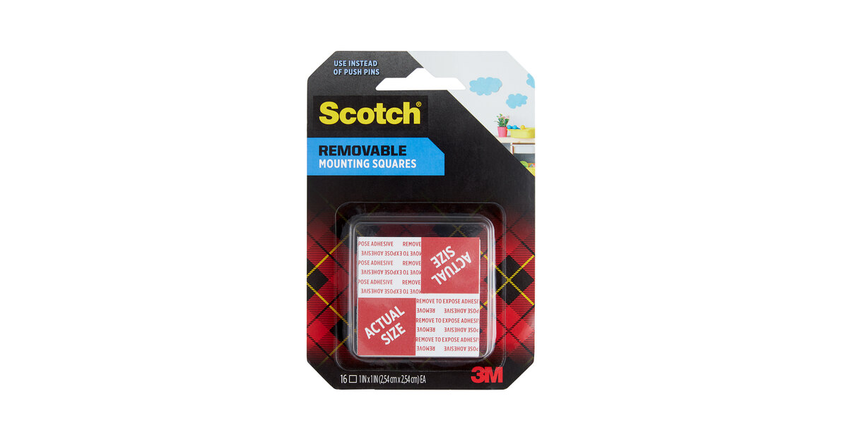 3m Removable Mounting Squares
